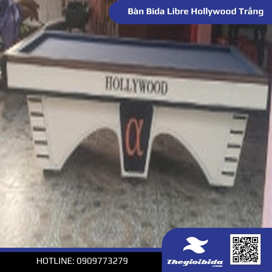 Bàn Bida Libre Hollywood Trắng - Thế Giới Bida