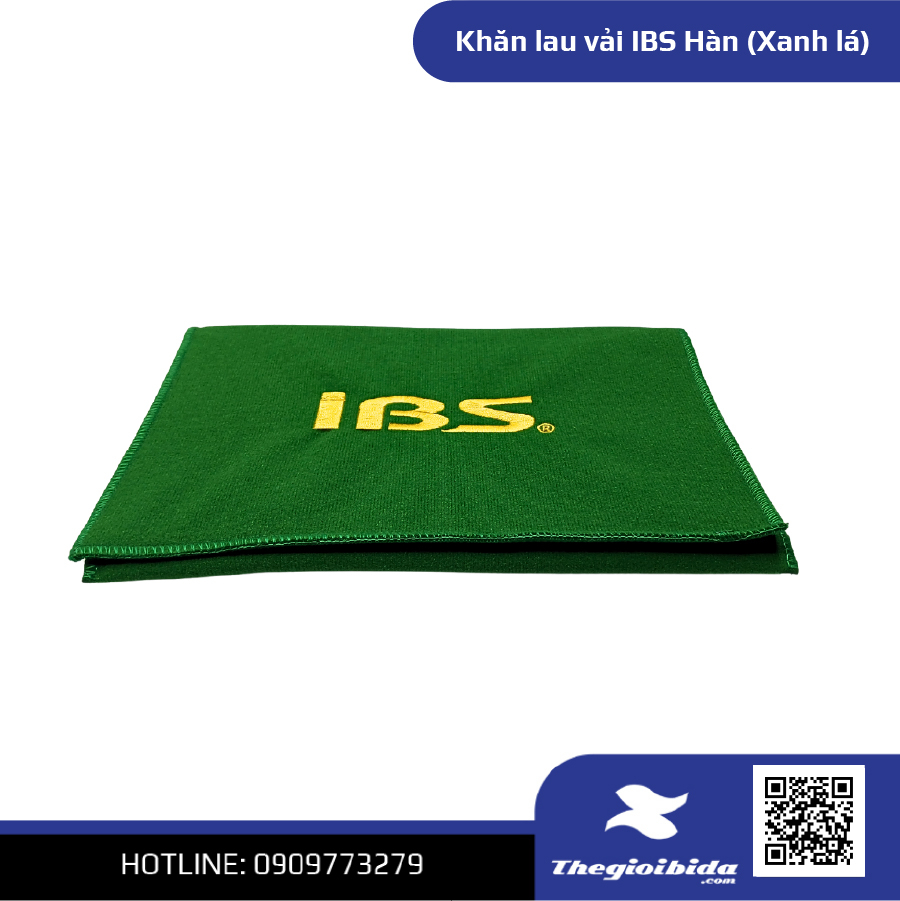 Khăn lau vải IBS Hàn (Xanh lá) | Thế Giới Bida